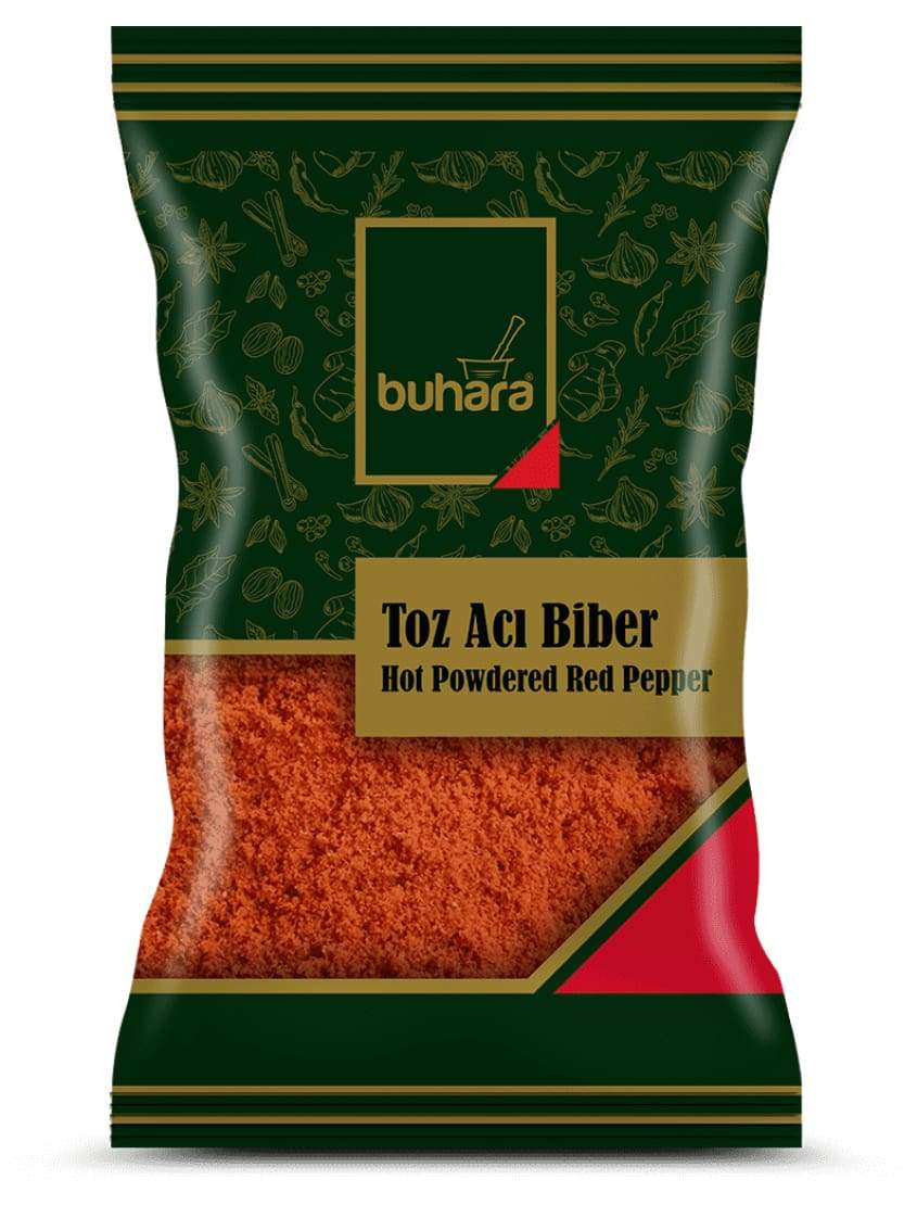 OsloEngros.com - 9561 Buhara Sterk Chilli Powder 80g * 15 (Små Pose)