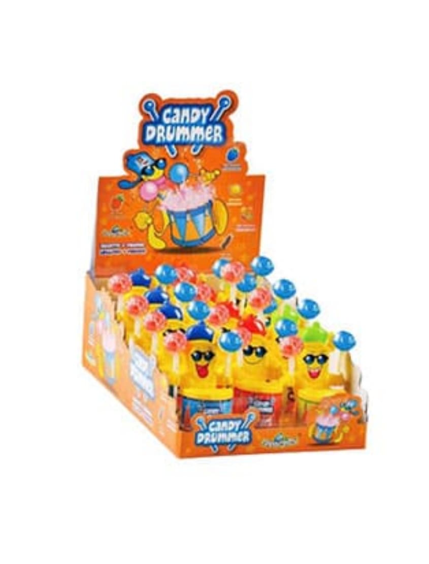OsloEngros.com - 4464 Funnycandy Candy Drummer 12x20g